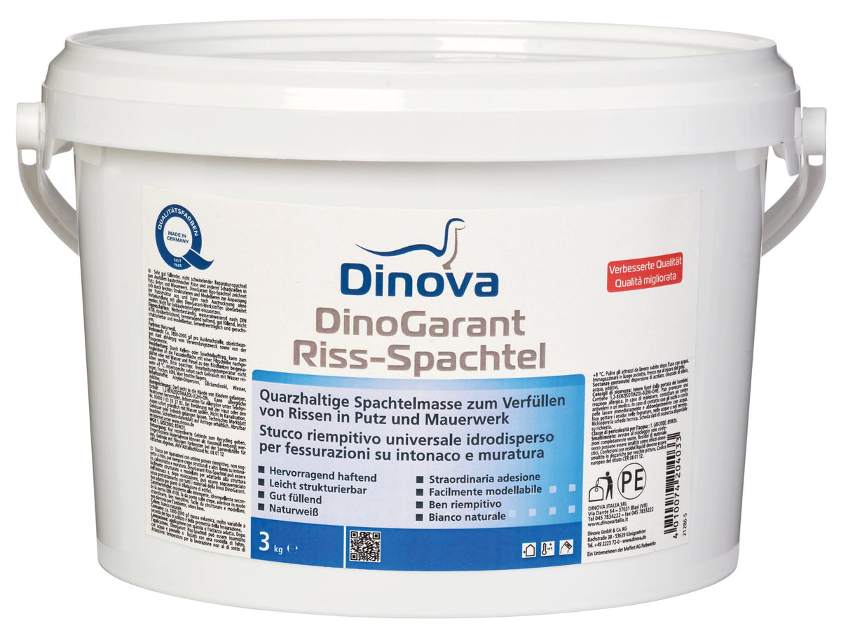 Dinova DinoGarant Riss-Spachtel 3 kg naturweiß – Dabo24