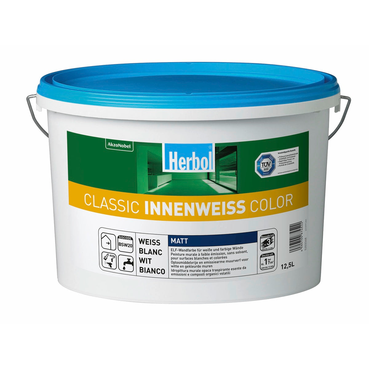 Herbol Classic Interior White Color 2.5 Liters white – Dabo24