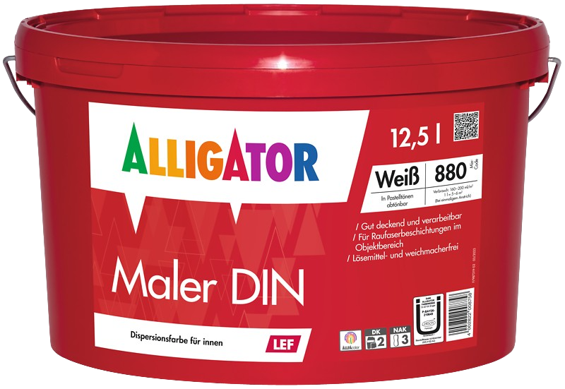 Alligator Painter DIN LEF 12.5 Liters White – Dabo24
