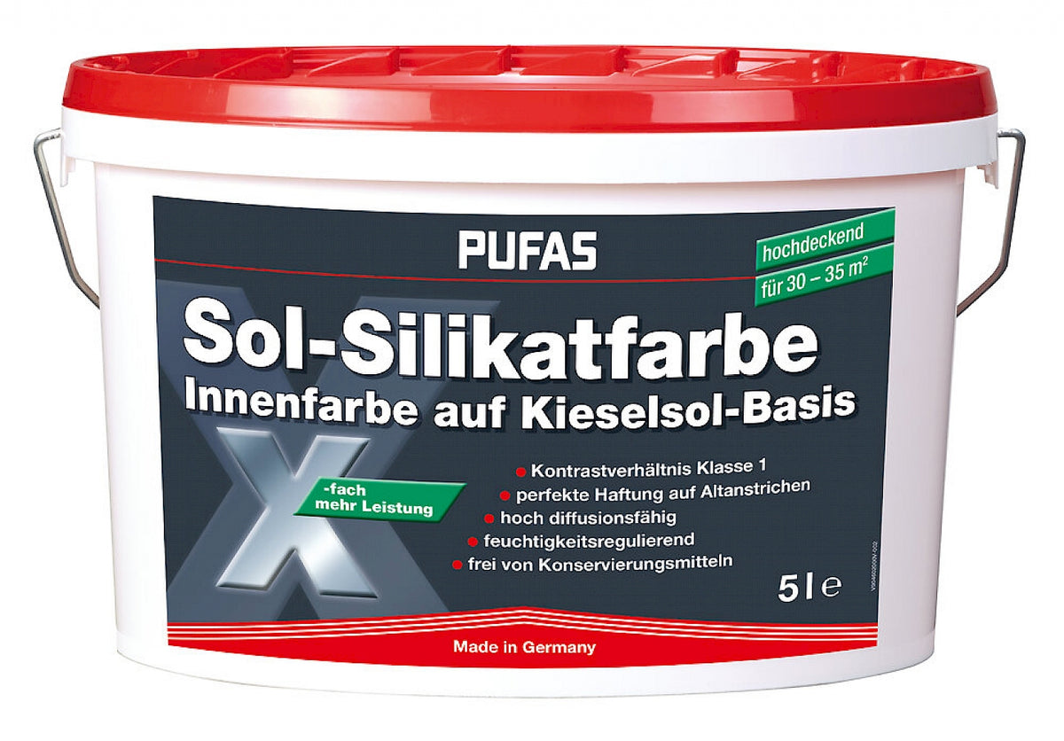 Pufas Sol-Silicate Paint 5 Liters White – Dabo24