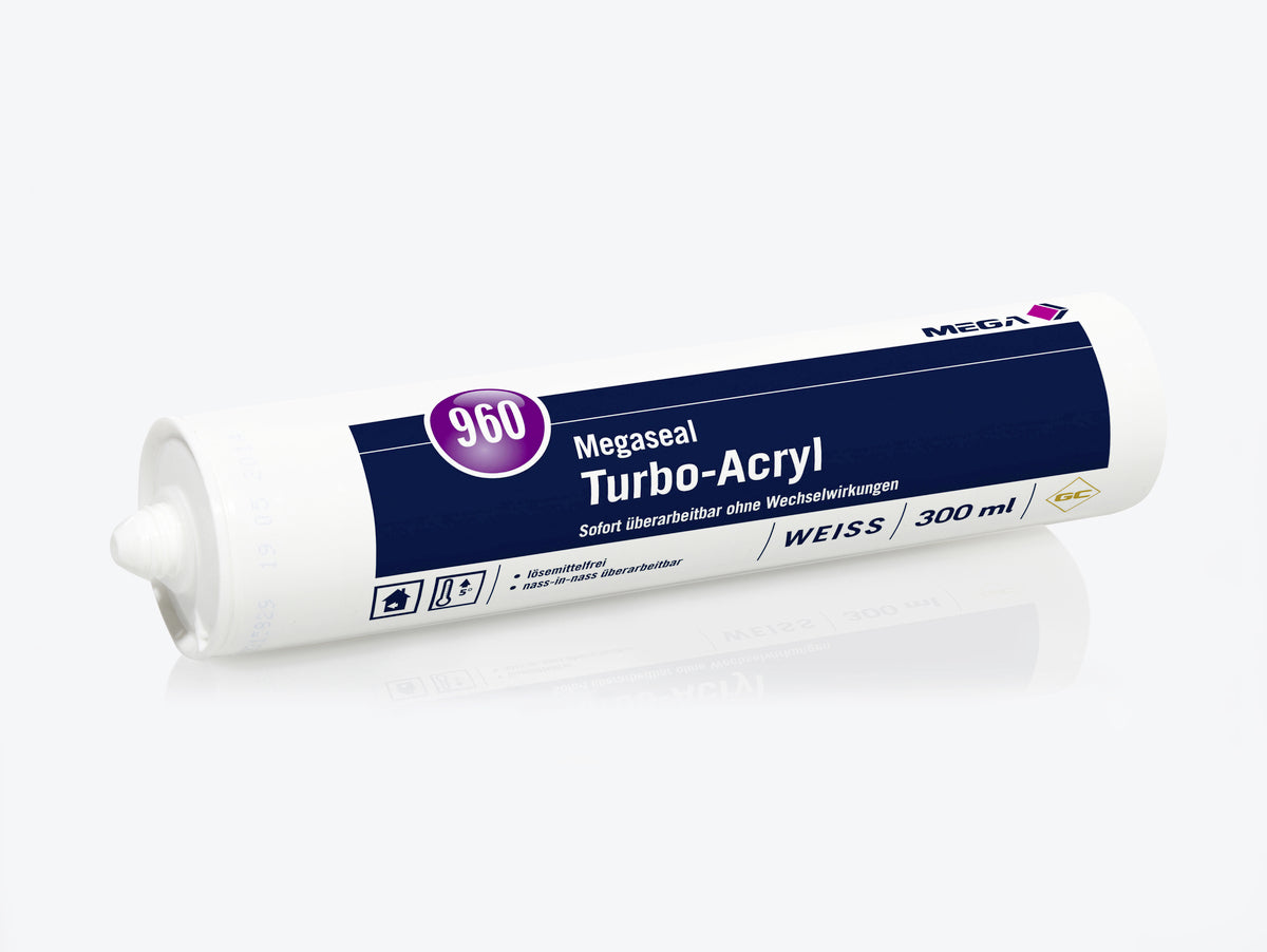 MEGA 960 Megaseal Turbo-Acryl 0,3 Liter weiß – Dabo24