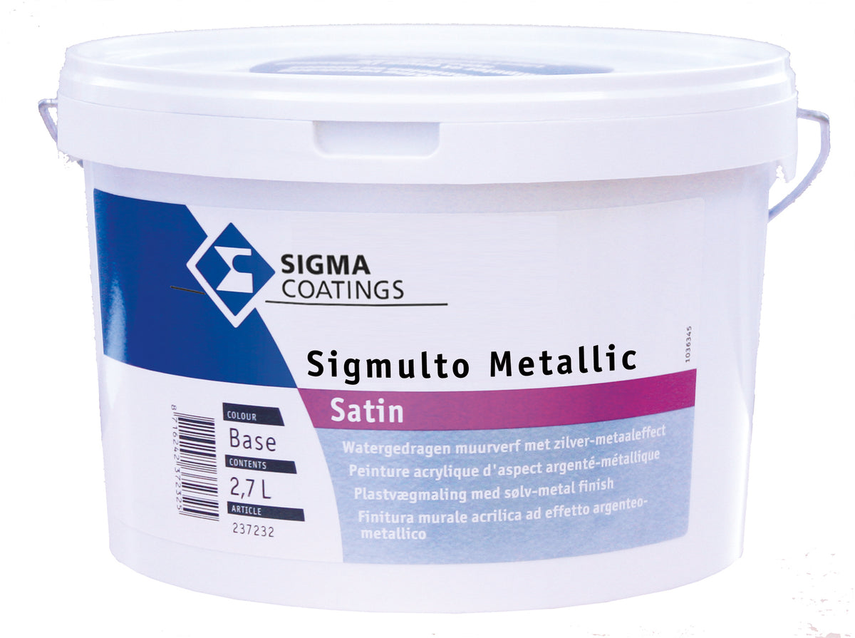 Sigma Sigmulto Metallic 2.7 liters silver – Dabo24